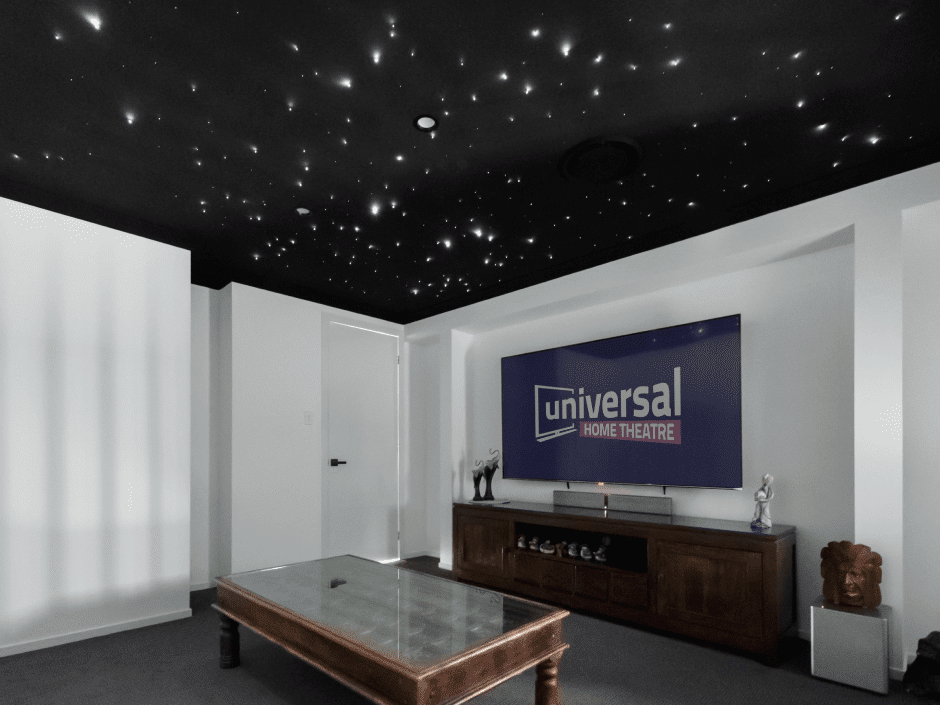 Custom starlight ceiling | Universal Home Theatre